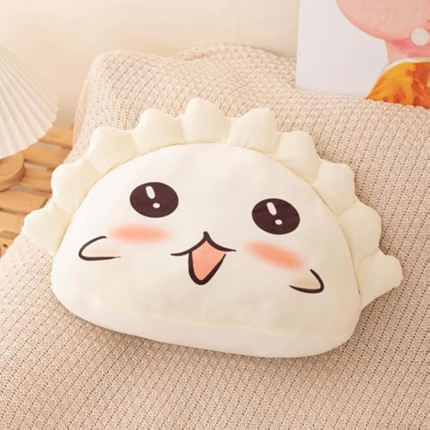 Cute Simulation Dumpling Stuffed Pillow, Funny Food Shaped Pillows ...