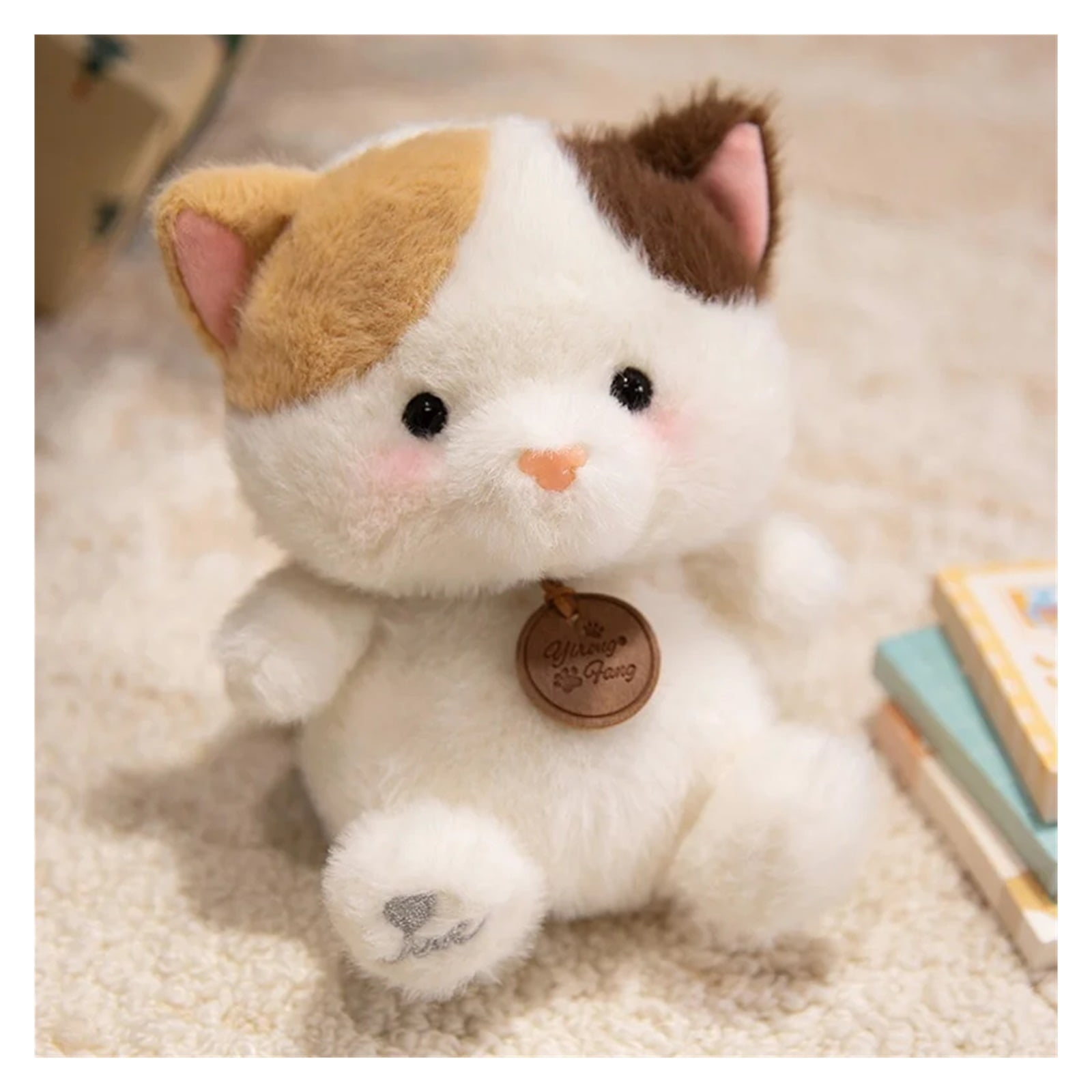 Cute Sitting Animals Red Panda Fox Sloth Cat Soft Plush Dolls Stuffed ...