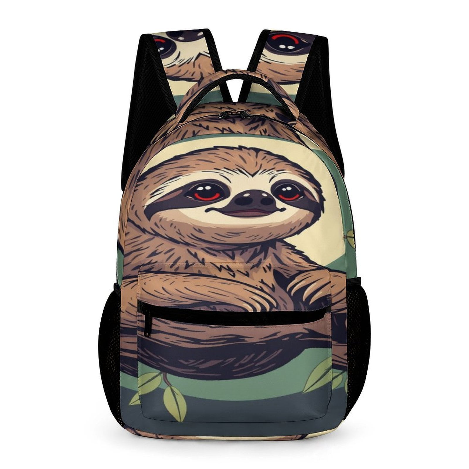 Cute Sleepy Sloth Travel Canvas Laptop Backpack For Women Men Aesthetic ...
