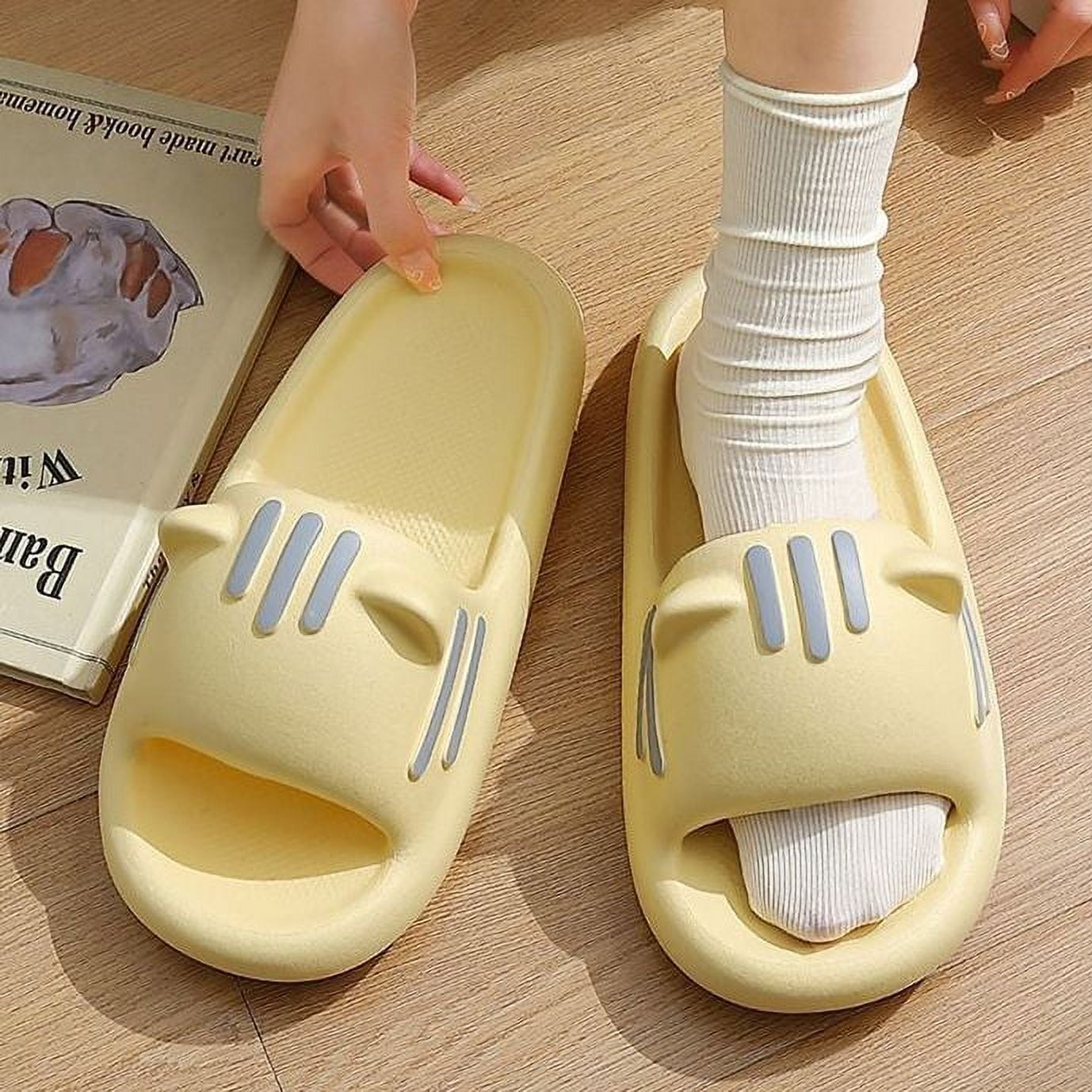 Cute Slippers Women's Summer Indoor Home Bathroom Bathing Non-Slip ...