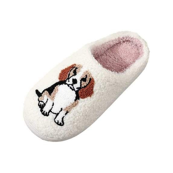Cute Slippers for Women, Animal Slippers Non Slip Slippers Winter Faux ...