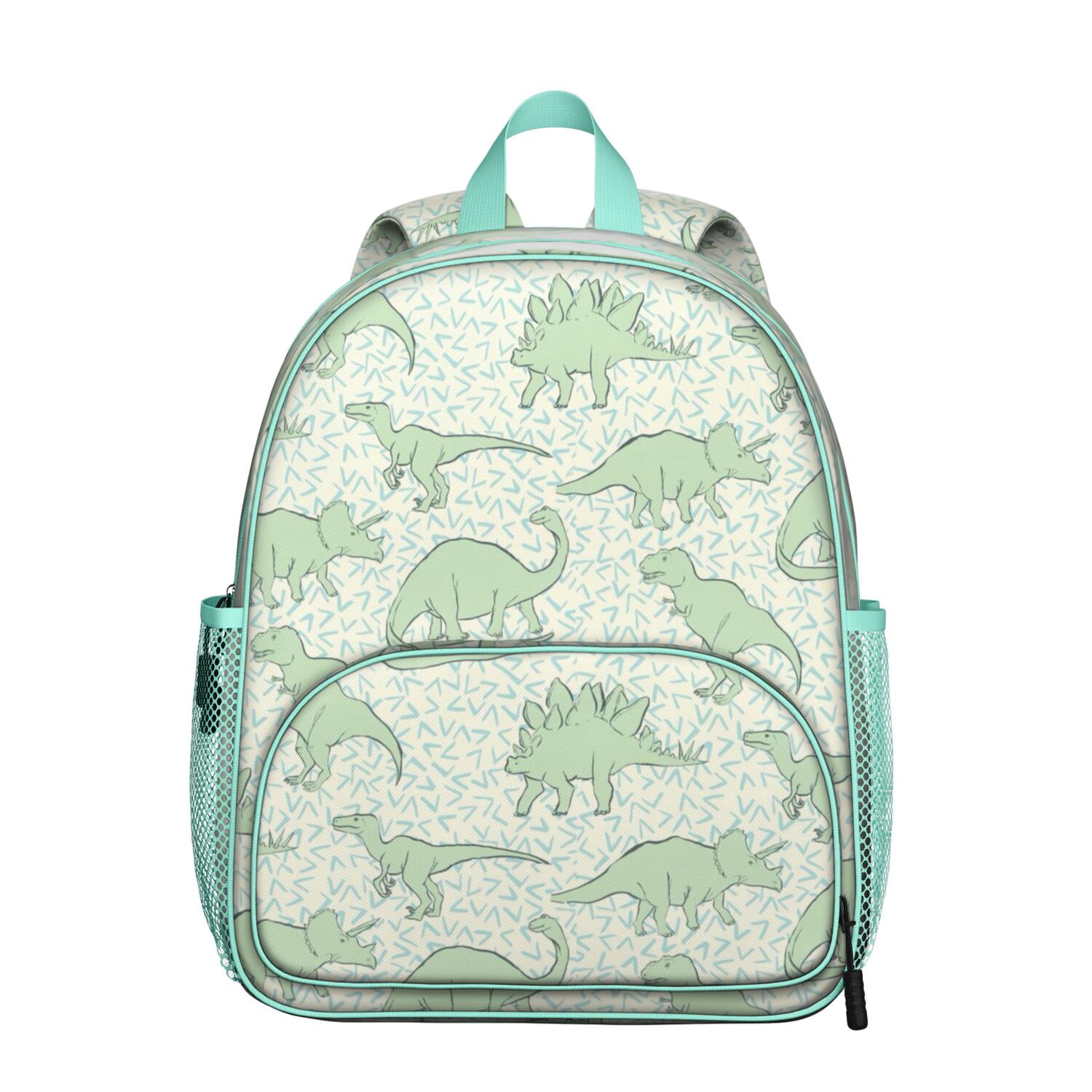 Cute Small Backpack for School with Funny Dinosaur Print, Lightweight ...
