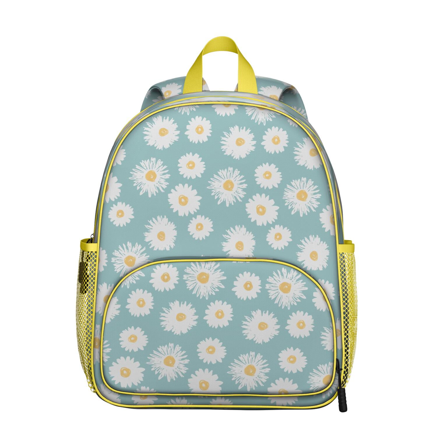 Cute Small Backpack with Vintage Bloom and Sunny Daisy Prints ...