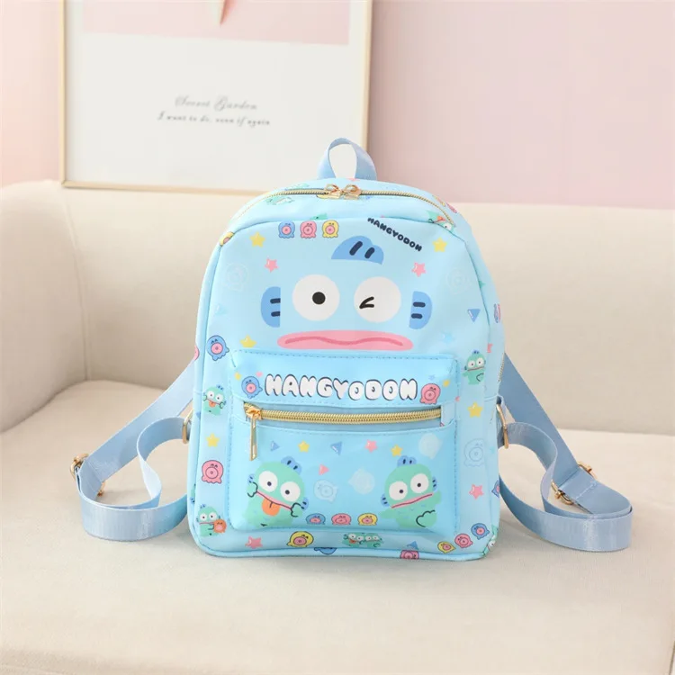 Cute Small PU Leather Cartoon Kuromi Lightweight Backpack Travel ...