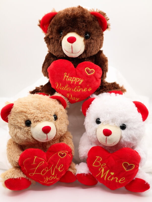 Cute Small Teddy Bear Perfect Gift for Valentine's Day Soft Stuffed Toy ...