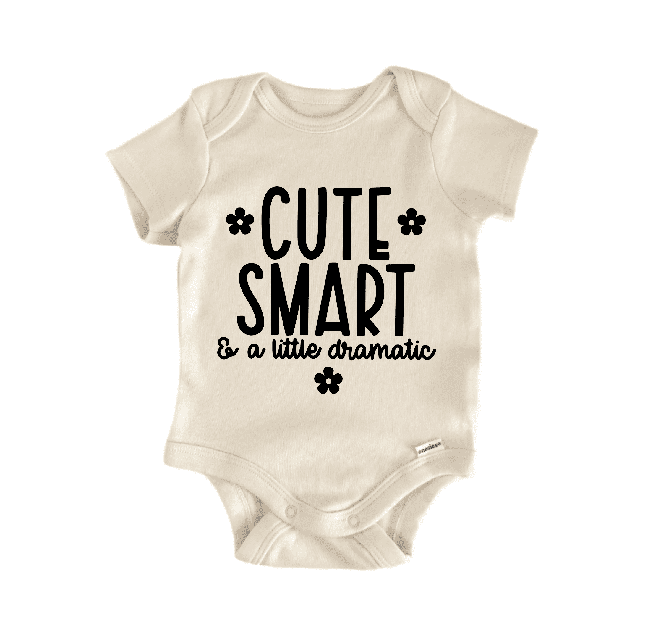 Cute Smart & A Little Dramatic - Baby Boy Girl Clothes Bodysuit Funny Cute Newborn - Walmart.com