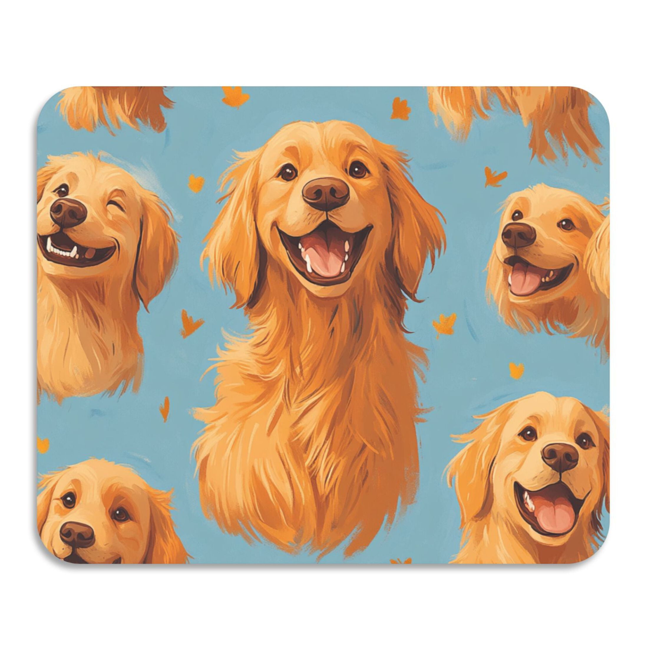Cute Smile Dogs Dish Drying Mat Water Absorbent Non Slip Heat Resistant ...