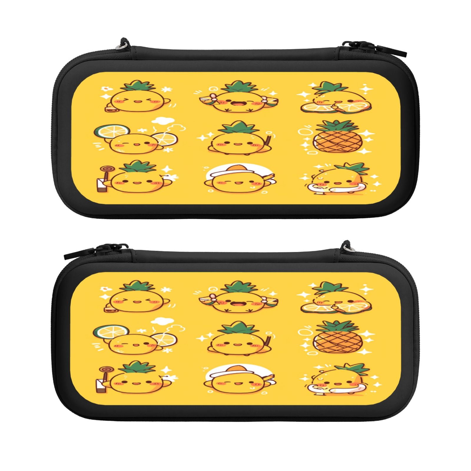 Cute Smiley Pineapple Yellow, Carrying Case For Nintendo Switch & OLED ...