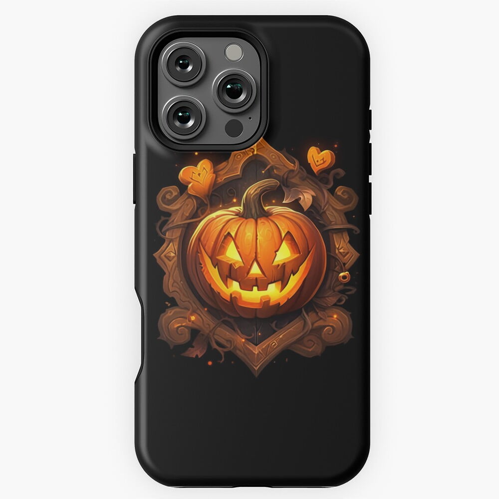Cute Smiling Halloween Pumpkin Phone Case for iPhone 16 15 14 13 12 11 ...