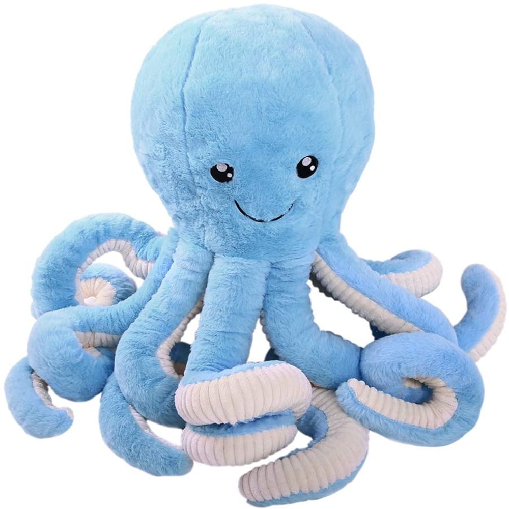 Cute Smiling Octopus Plush Toy Soft Stuffed Cotton Animals Pillow Great ...