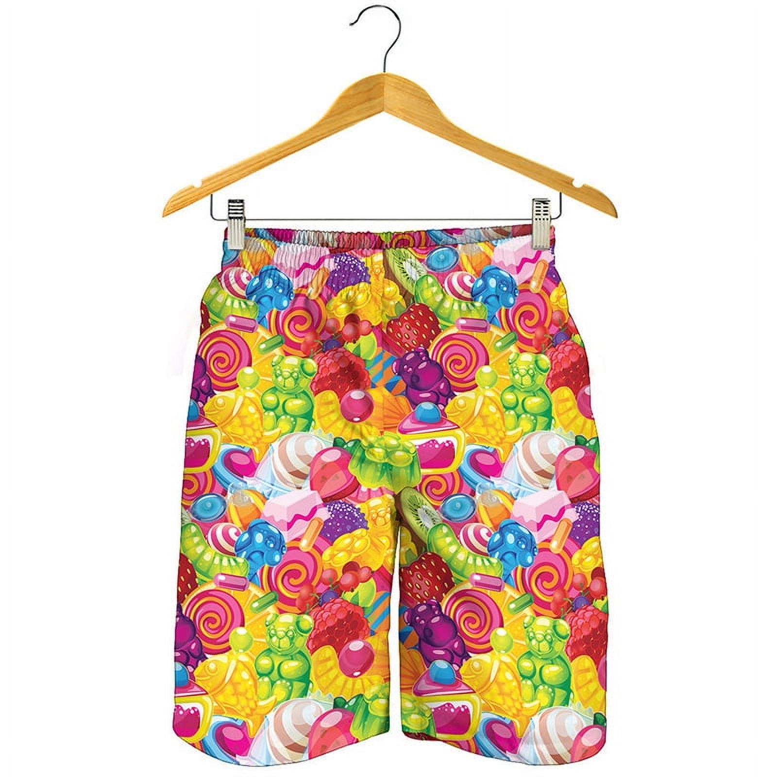 Cute Snacks Fudge 3d Print Beach Shorts Men Summer Quick Dry Swim ...