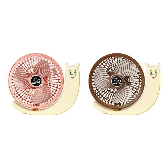 Cute Snail Electric Fan - Portable, USB Charging, Strong Wind Power ...
