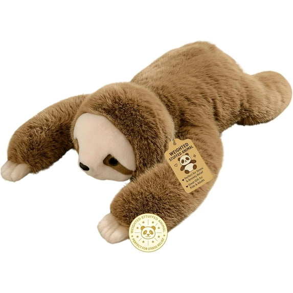 Cute Snuggly Weighted Teddy Panda Sloth Stuffed Animal Pillow for ...