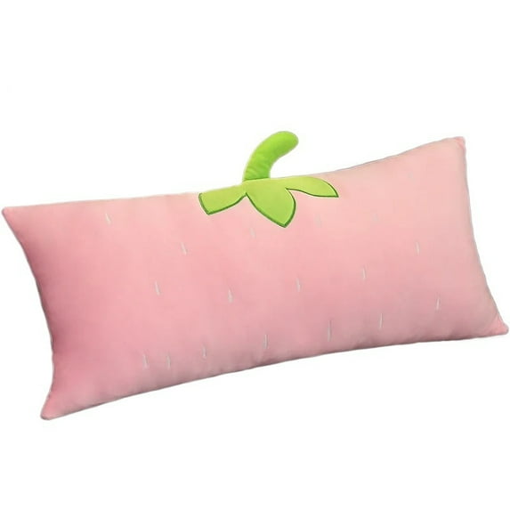 Cute Soft Fruit Square Pillow Avocado Strawberry Carrot Pineapple Grapefruit Kiwi Cactus Plush ...