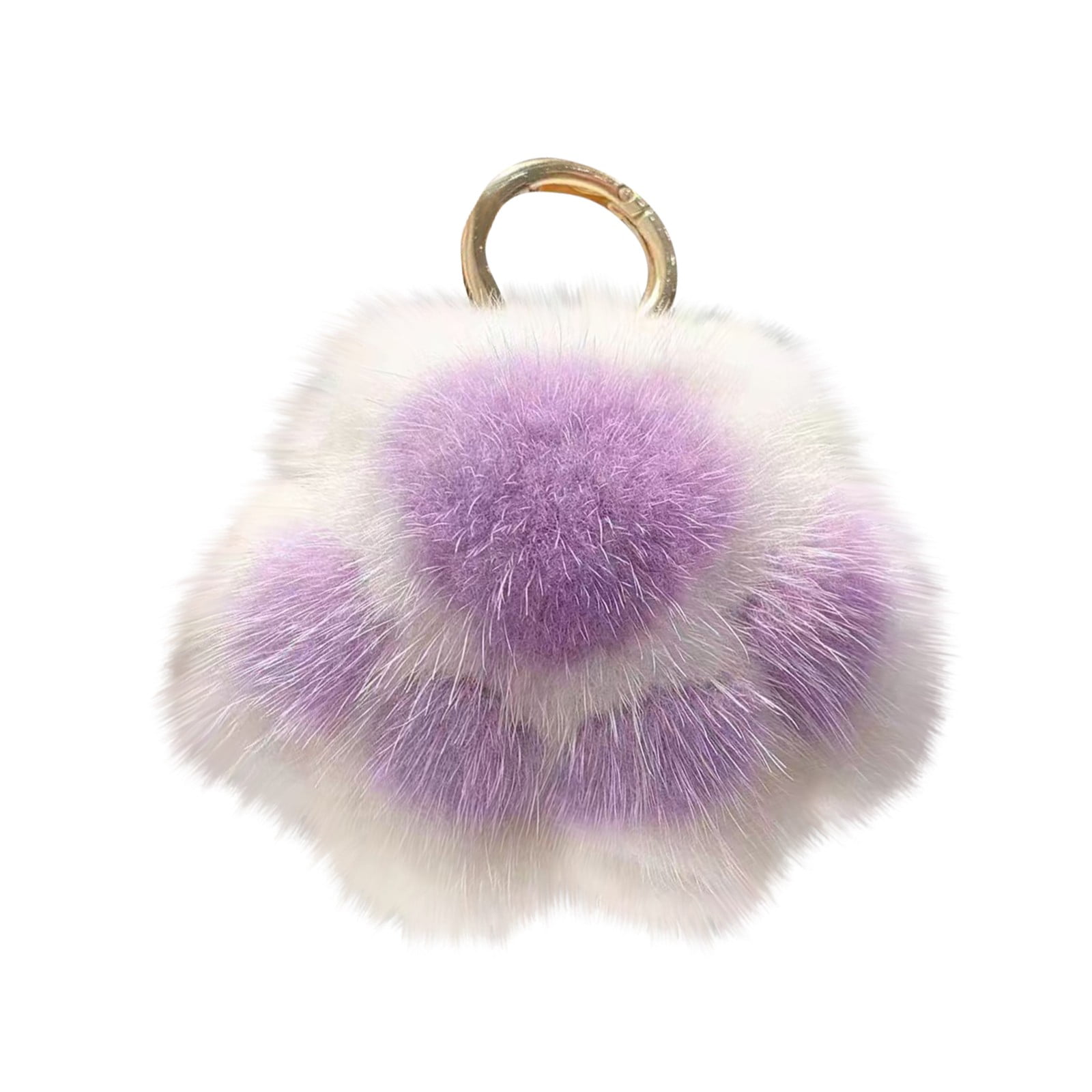 Cute Soft Plush Cat Paw keychain Fluffy Warm Comfortable Kitty Hand Key ...