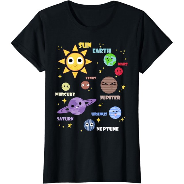 Cute Solar System Shirt Kids Toddlers Astronomy - Walmart.com