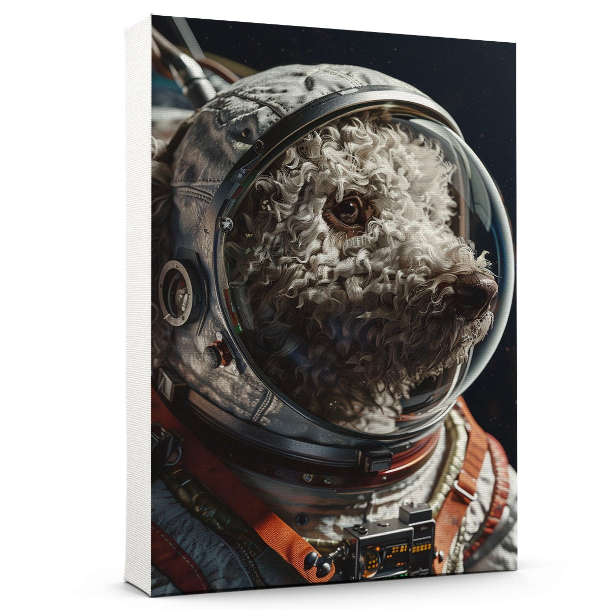 Cute Space Suit Dog Art Print, Lagotto Romagnolo Dog Poster Decorative ...