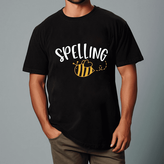 Cute Spelling Bee Design School Spelling Bee Word Game Unisex T-Shirt ...