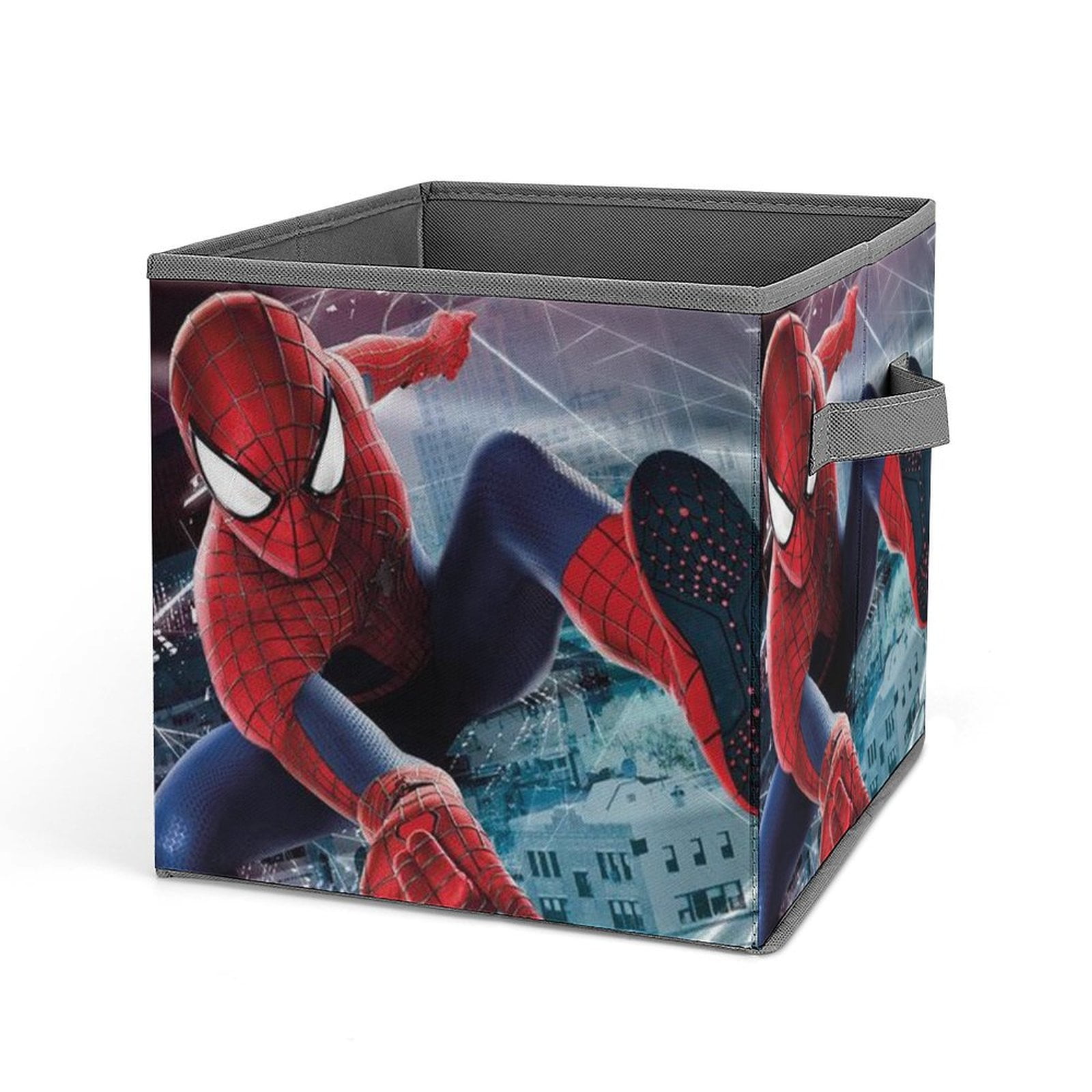 Cute Spider Man Capacity Collapsible Storage Bin, Anime Cartoon ...