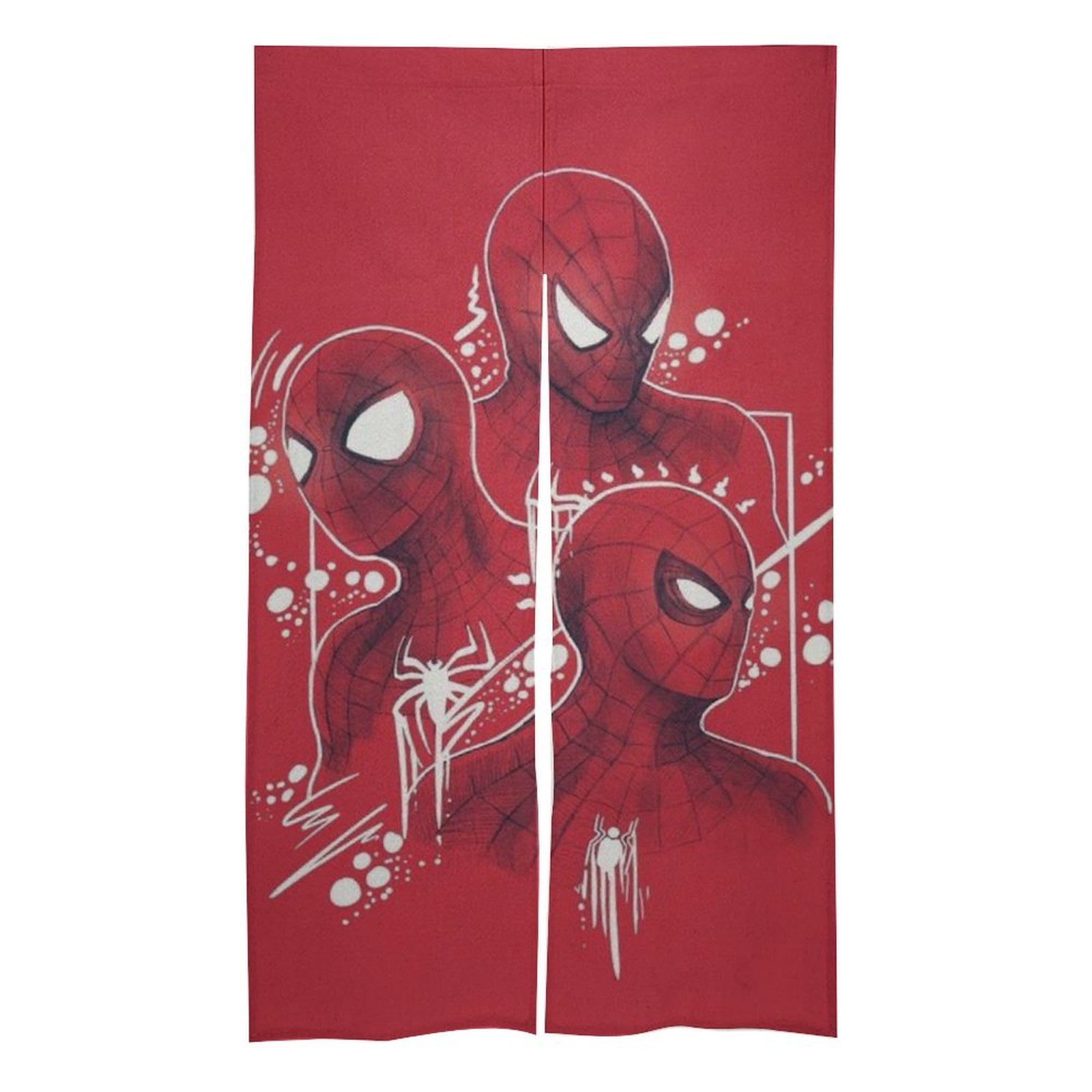 Cute Spider Man Door Curtain for Doorway Privacy 34"x57" Door Curtains ...