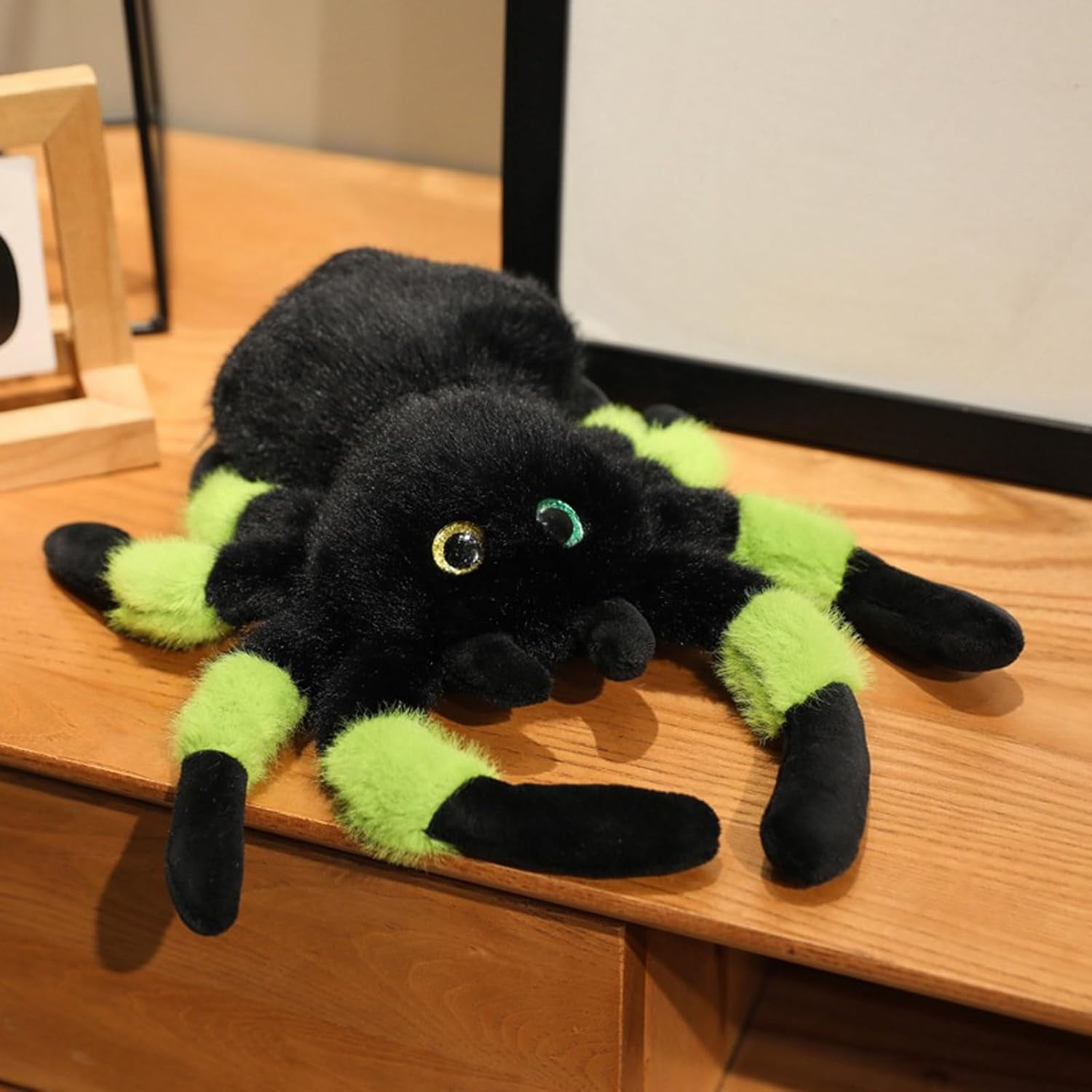 Cute Spider Plush Toy with Keychain- Cute 7'' Spider Stuffed Animal for ...