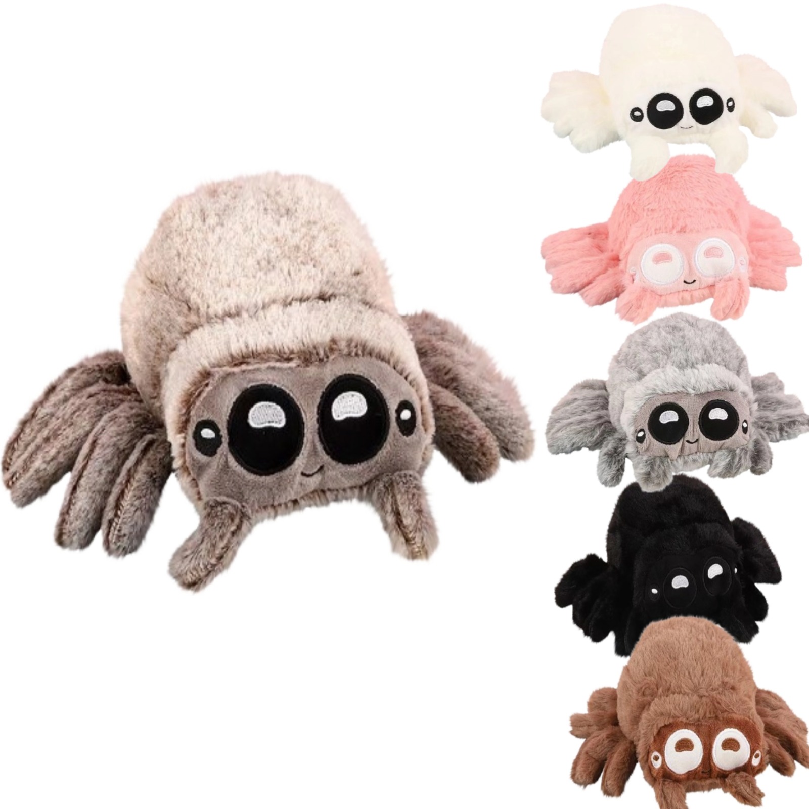 Cute Spider Plush and Fly Stuffed Animal Jumping Stuffed Spider Plushie ...