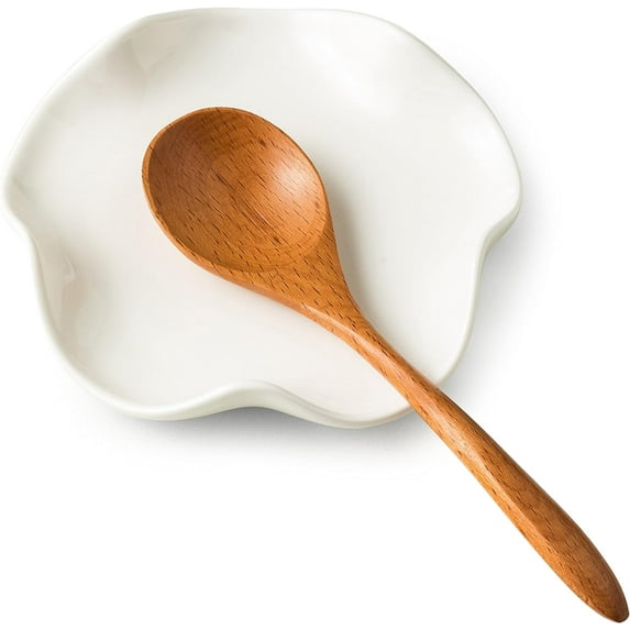 Cute Spoon Rest for Stove Top, Ceramic Holder Kitchen Counter, 5.3 ...