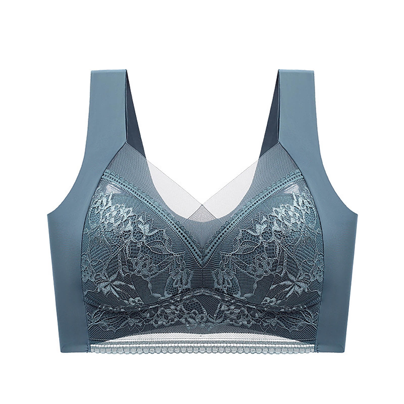 Nursing Bras Women Pullover Bra Feature V-Neck Bralette Bra Style W-358 ...