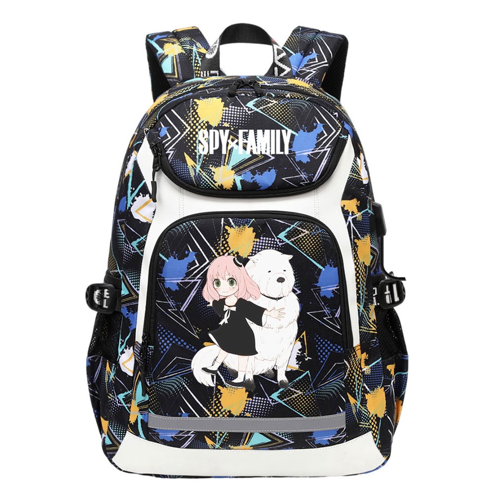 Cute Spy X Family Knapsack Student Back to School Backpack Durable ...