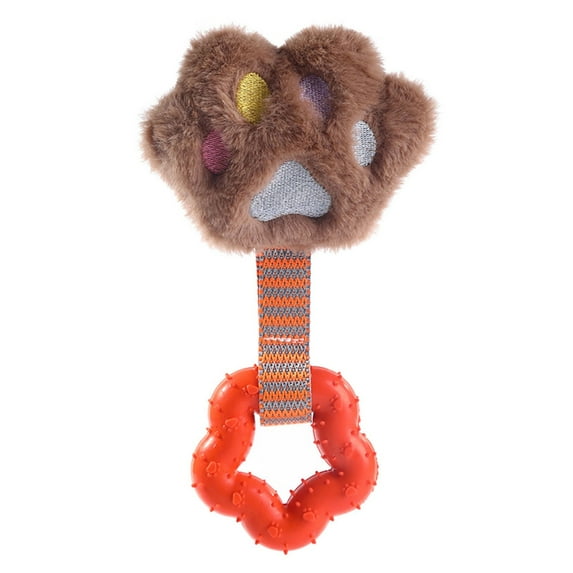 Cute Squeak Toy Chew-Resistant TPR Stuffed Dog Toy Plush Pet Toy Soft ...