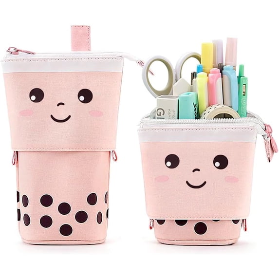 Cute Standing Pencil Case Pen Holder for , Pop Up Stand UP Bubble Pen ...