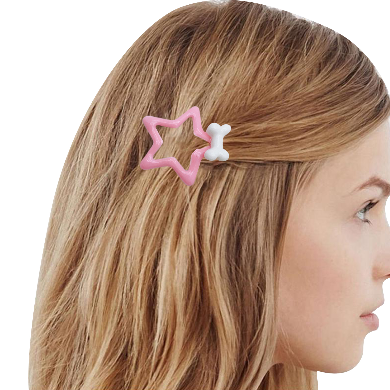 Cute Star Hairpins Clip Dopamines Barrettes Star Hair Clip Women Hair ...