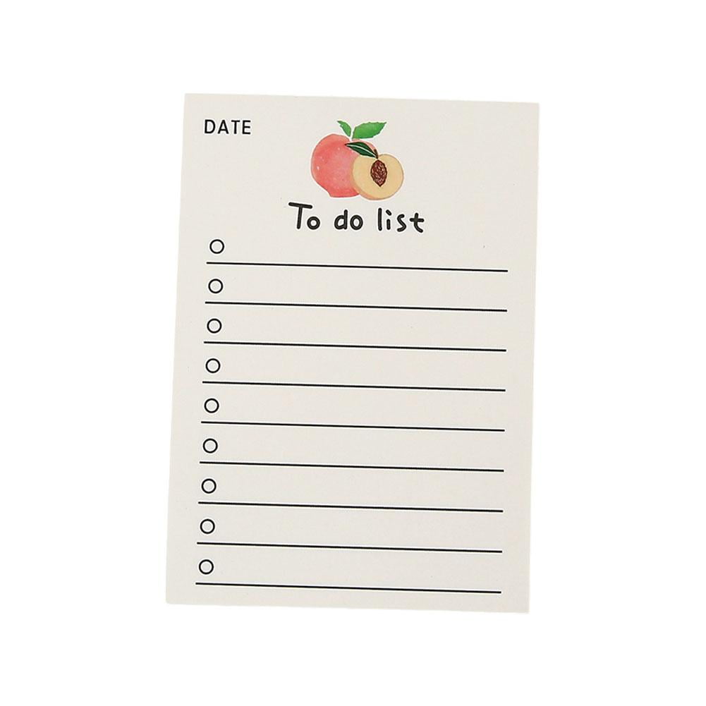 Cute Sticky Notes, Cute Fruit Sticky Notes,50 Sheets Cute Fruit Bear ...