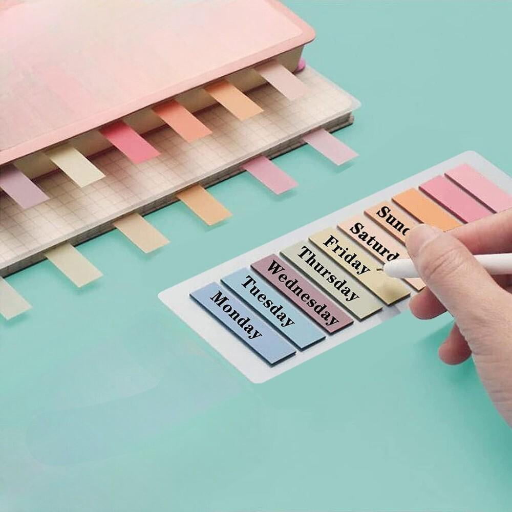 Cute Sticky Notes Index Tabs for Students Organization and Note Taking ...