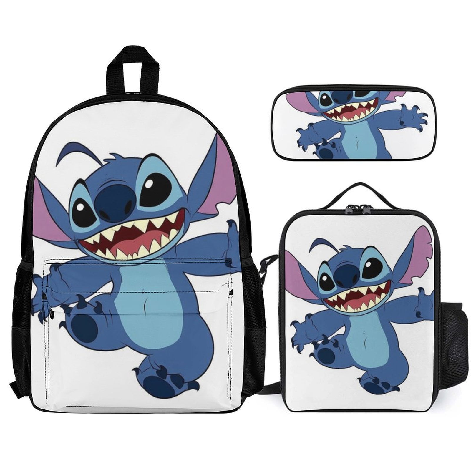Cute Stitch 3PCS Backpack Backpack with Lunch Box Pencil Case ...