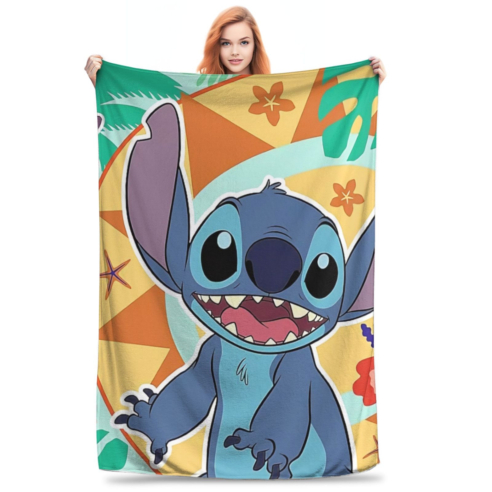 Cute Stitch Blanket Super Soft Throw Blanket Lightweight Blanket for ...