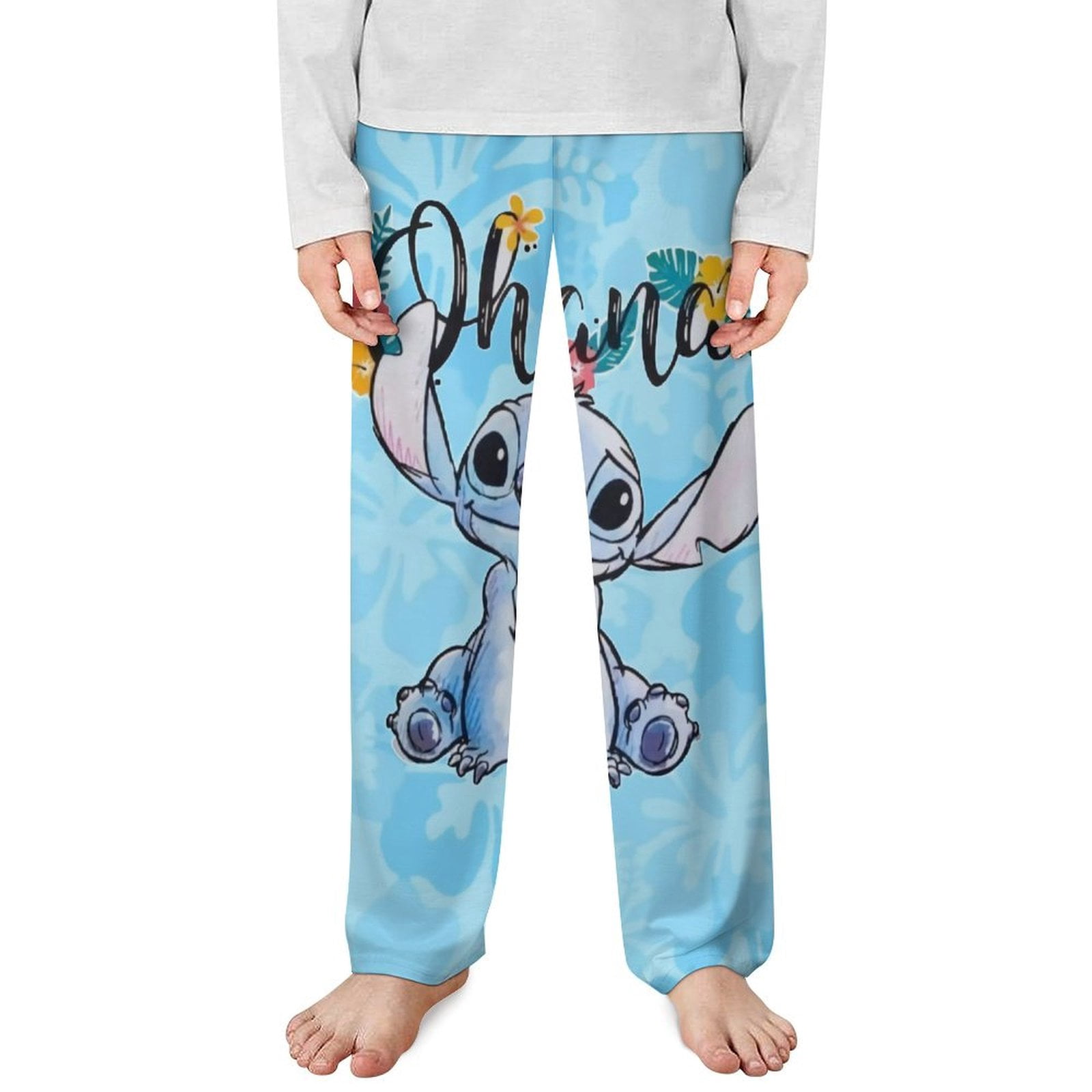 Cute Stitch Children's Pajamas Kids Home Pants Sleep Bottoms Lounge ...
