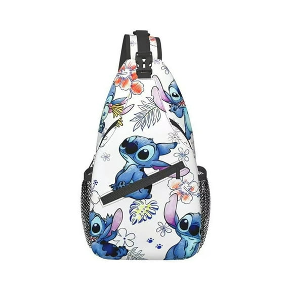 Cute Stitch Crossbody Bags for Men and Women, Cartoon Sling Bag, Casual ...