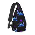 Cute Stitch Crossbody Bags for Men and Women, Cartoon Sling Bag, Casual ...
