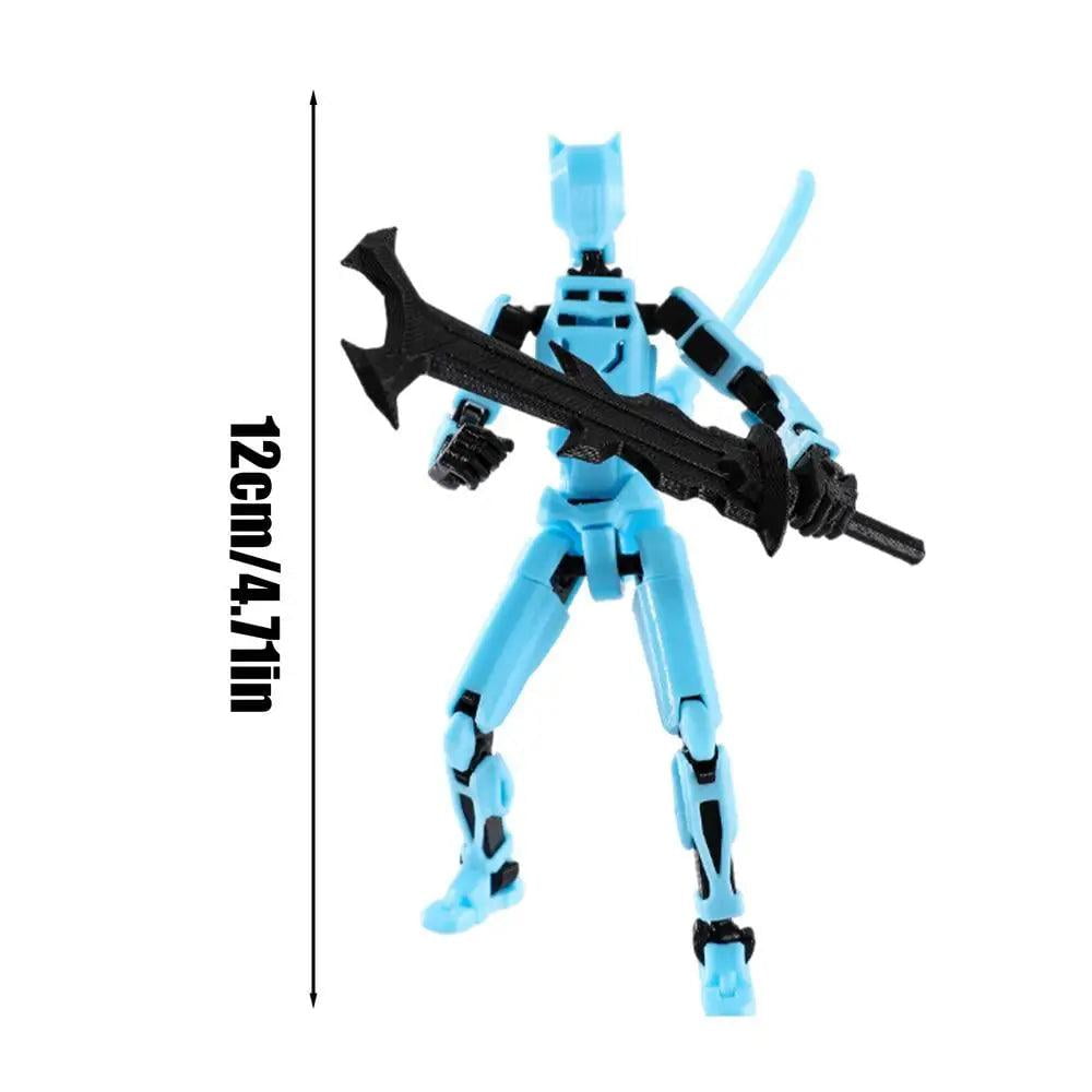 3D Printed Angel Action Figure Multi-articular Movable Articulated ...