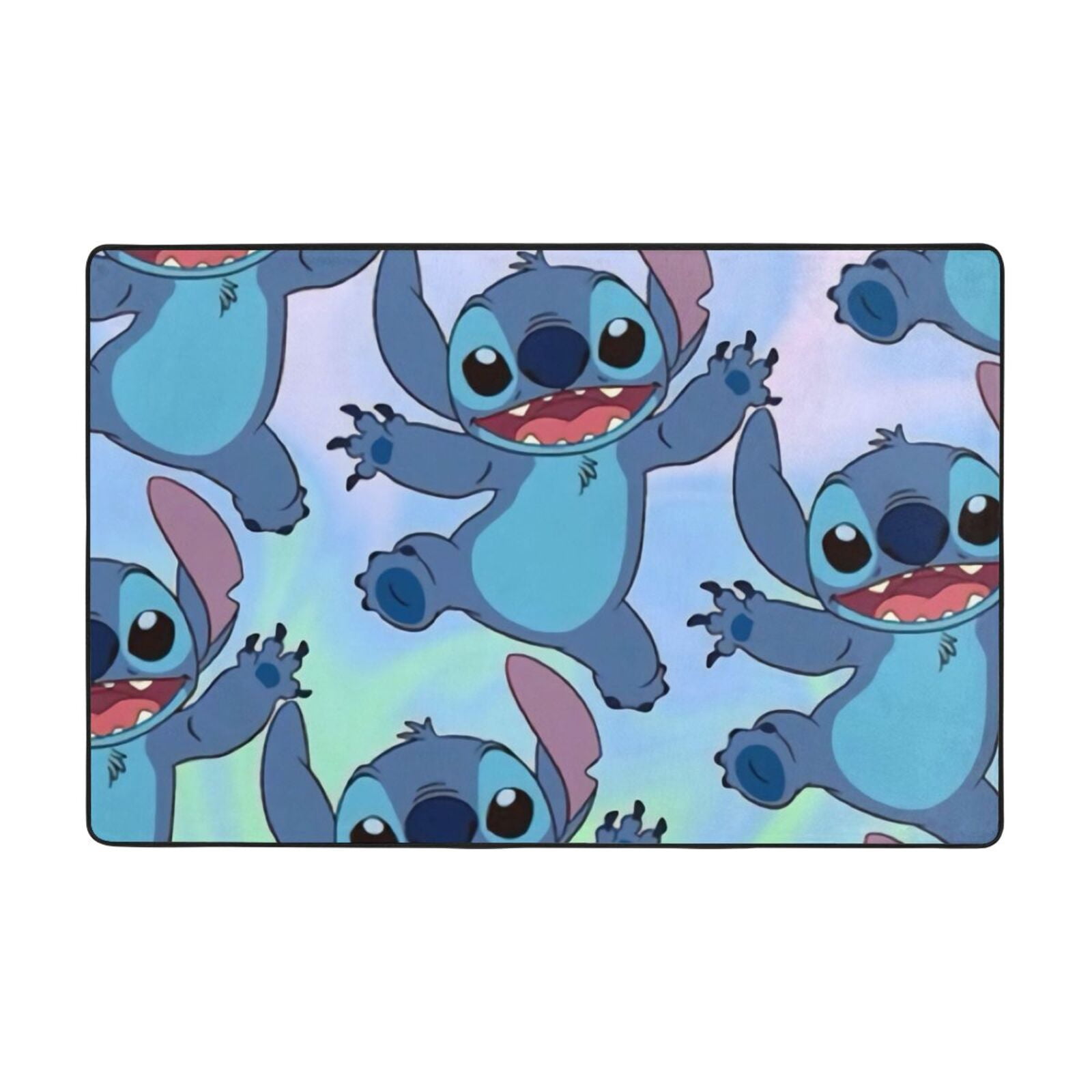 Cute Stitch Gamer Rug Room Non-Slip Gaming Rug Cool Graffiti Gaming ...