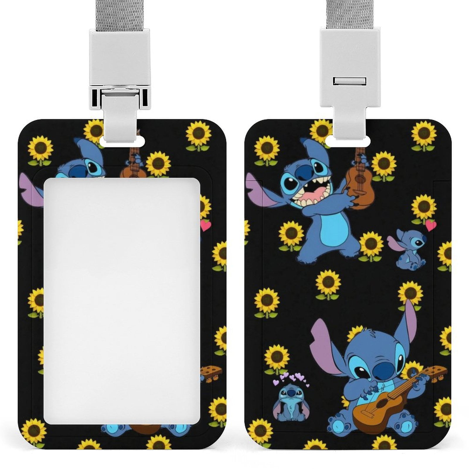 Cute Stitch ID Card Name Holder Sets ID Card Name Badge Holder ...