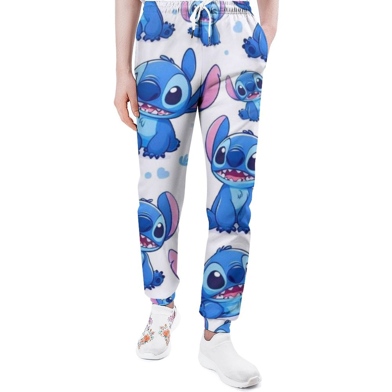 Cute Stitch Men Joggers Sweatpants Unisex Funny 3D Print Graphic Sport ...
