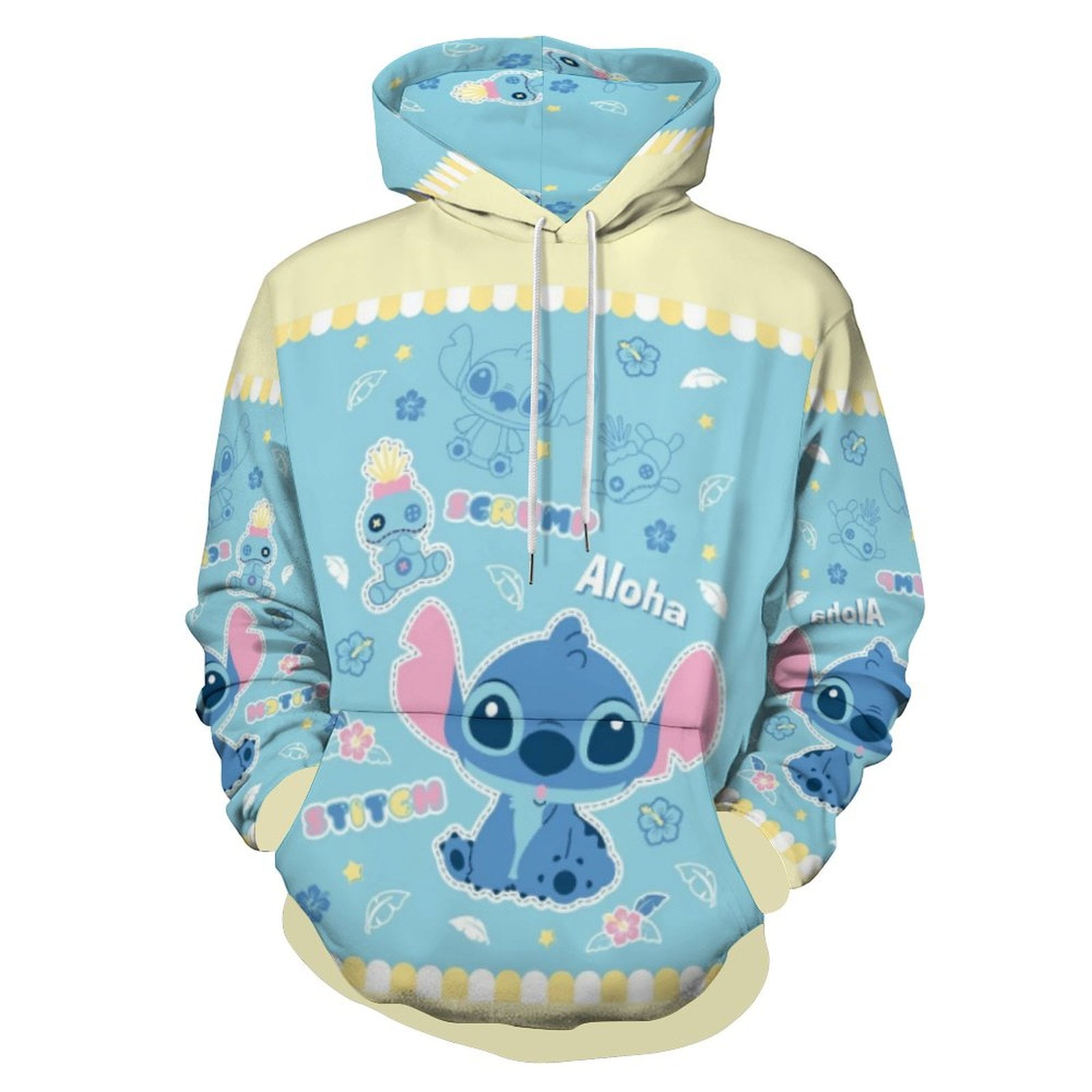 Cute Stitch Sweatshirts Hoodie 3D Print Hoodie for Men and Women ...