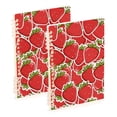 Cute Strawberries Pile Up Notebook Detachable Coil Notebook Diary Plan ...