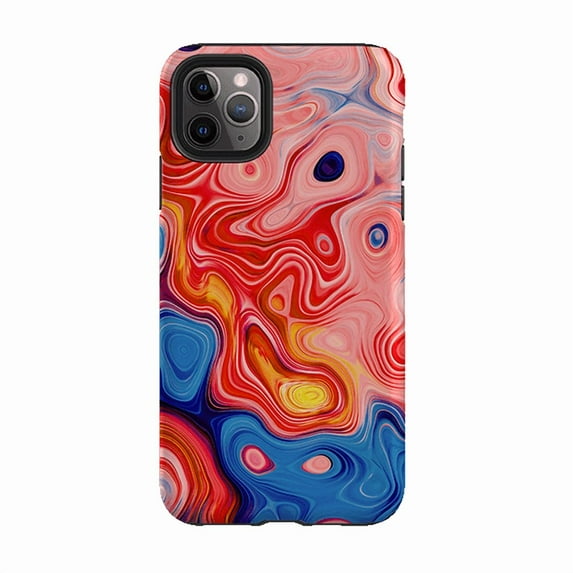 Cute Strawberry Fruit Red Garden Illustration Art iPhone Case 17 16 15 ...