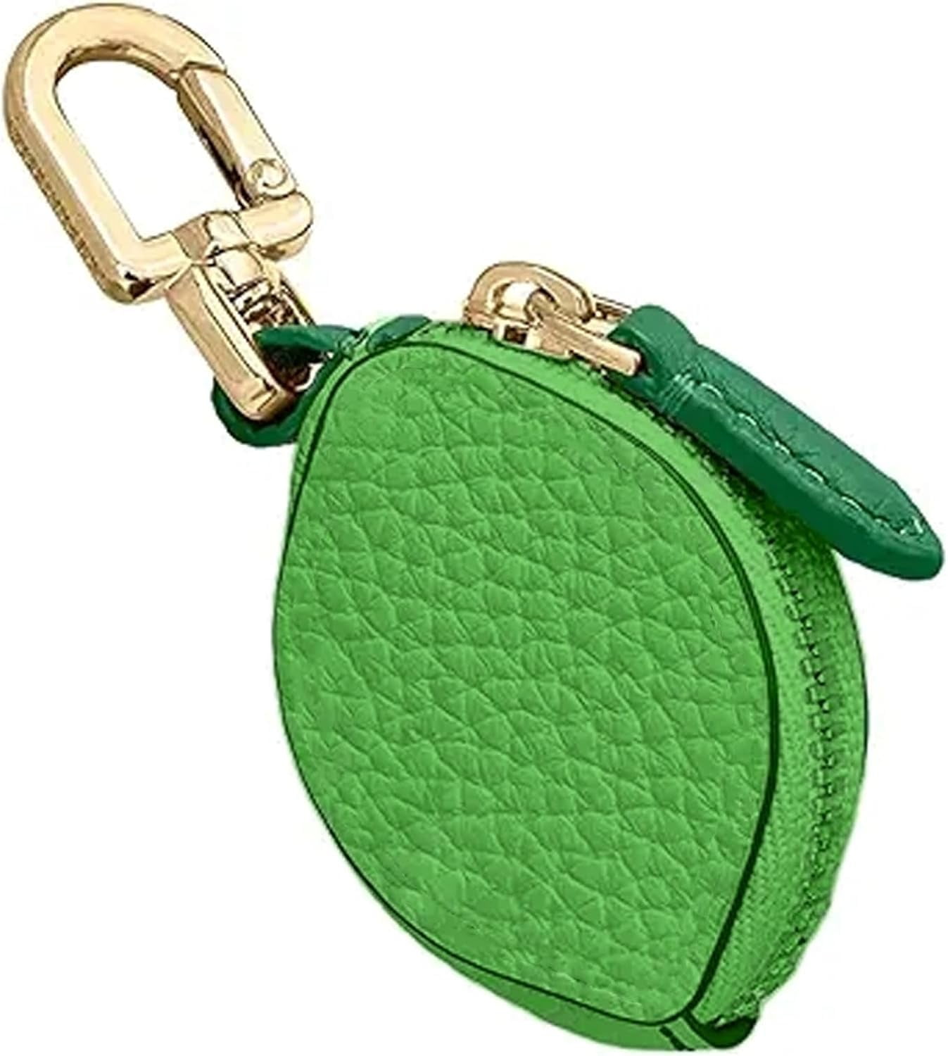 Cute Strawberry Leather Bag Charm Y2k Keychain with Zipper Preppy Purse ...