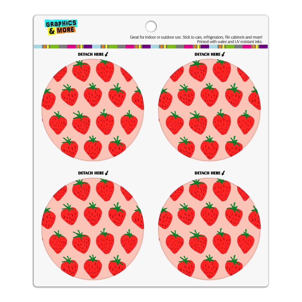 Cute Strawberry Strawberries Pattern Sketchy Refrigerator Fridge Locker ...
