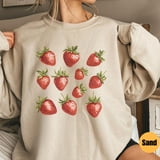 Cute Strawberry T-Shirt, Summer Strawberry T-Shirt, Cottagecore Berries ...
