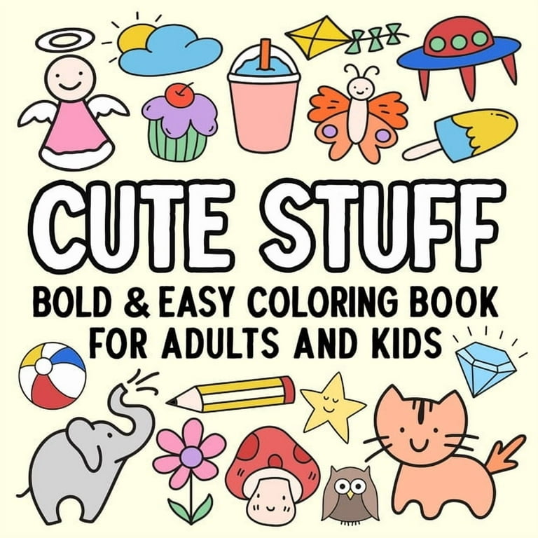 super cute coloring book for adults